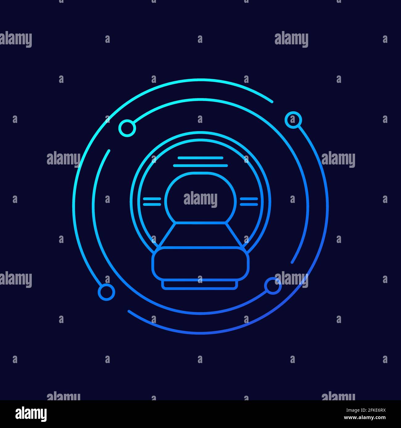 Mri scan icon Stock Vector Images - Alamy