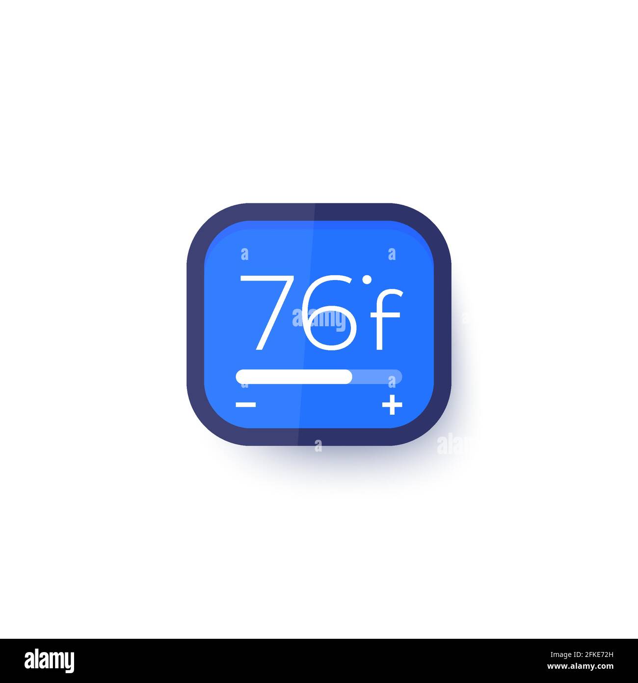 smart thermostat, temperature control, vector Stock Vector Image & Art ...