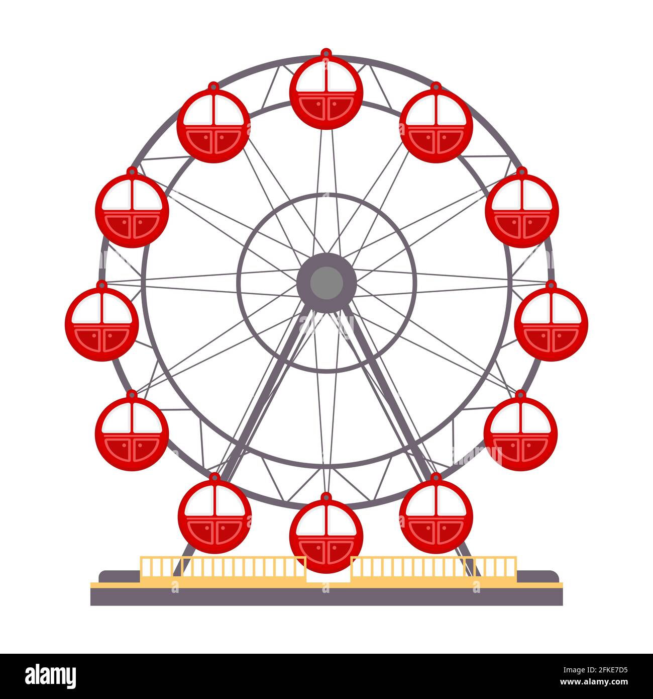 Ferris Wheel Vector Png