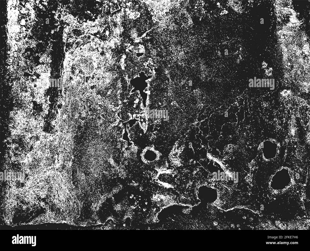 Distressed overlay texture of rusted peeled metal. grunge background ...