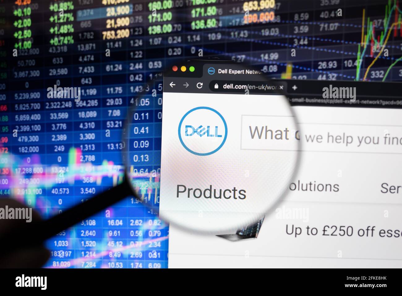 Dell logo hi-res stock photography and images - Alamy