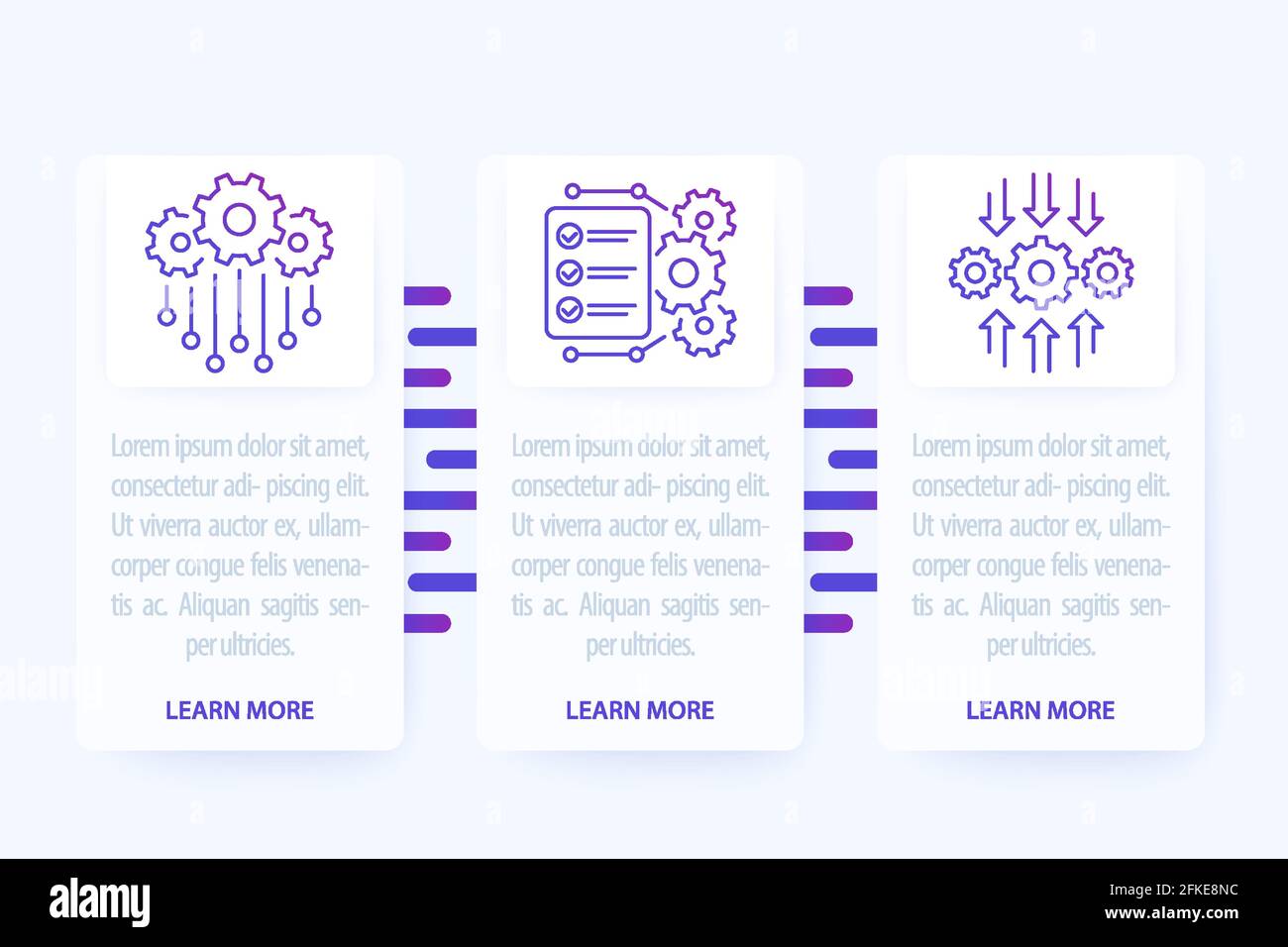 automation and integration infographics design Stock Vector Image & Art ...