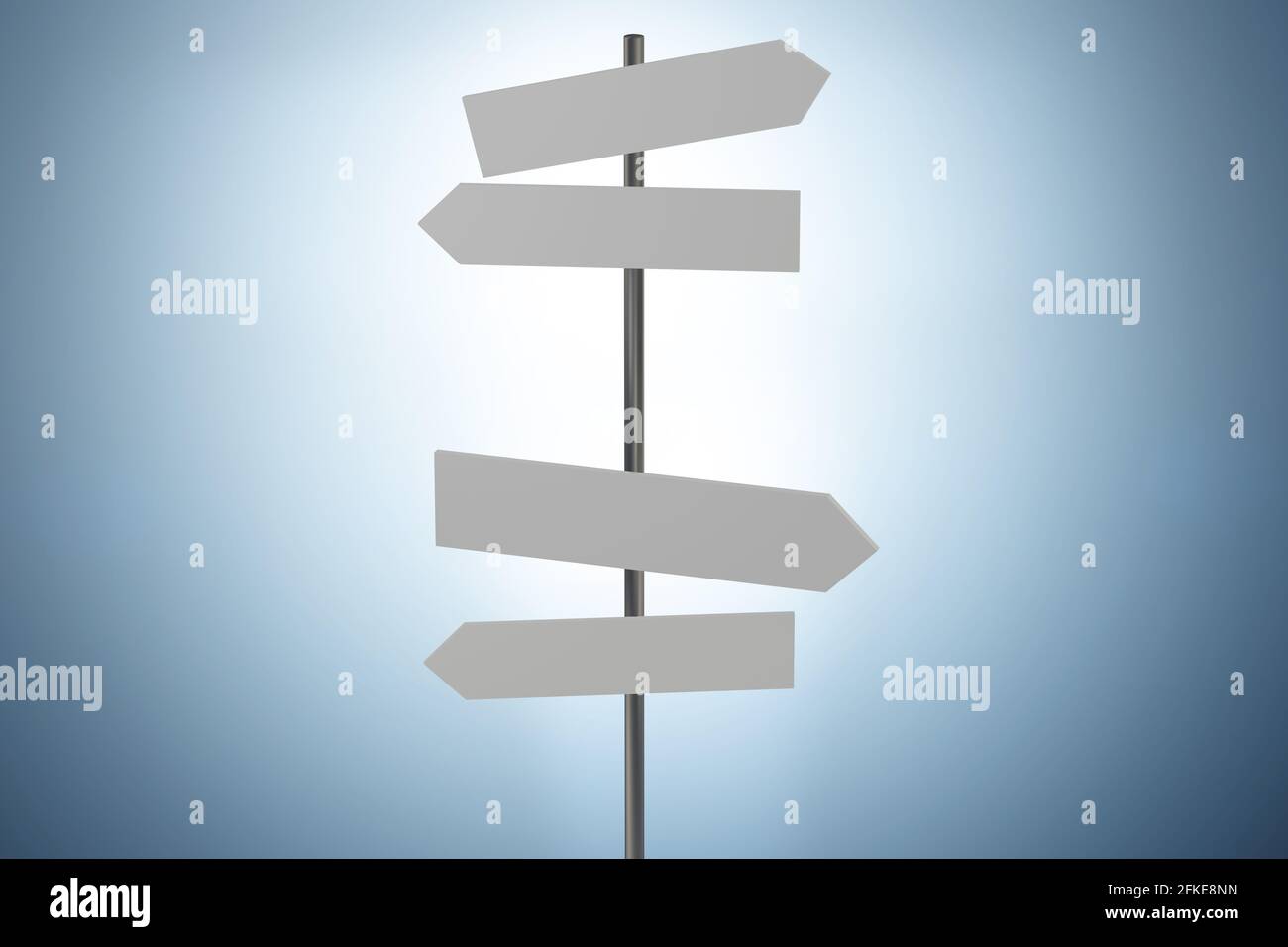 Road direction side in the navigation concept - 3d rendering Stock ...