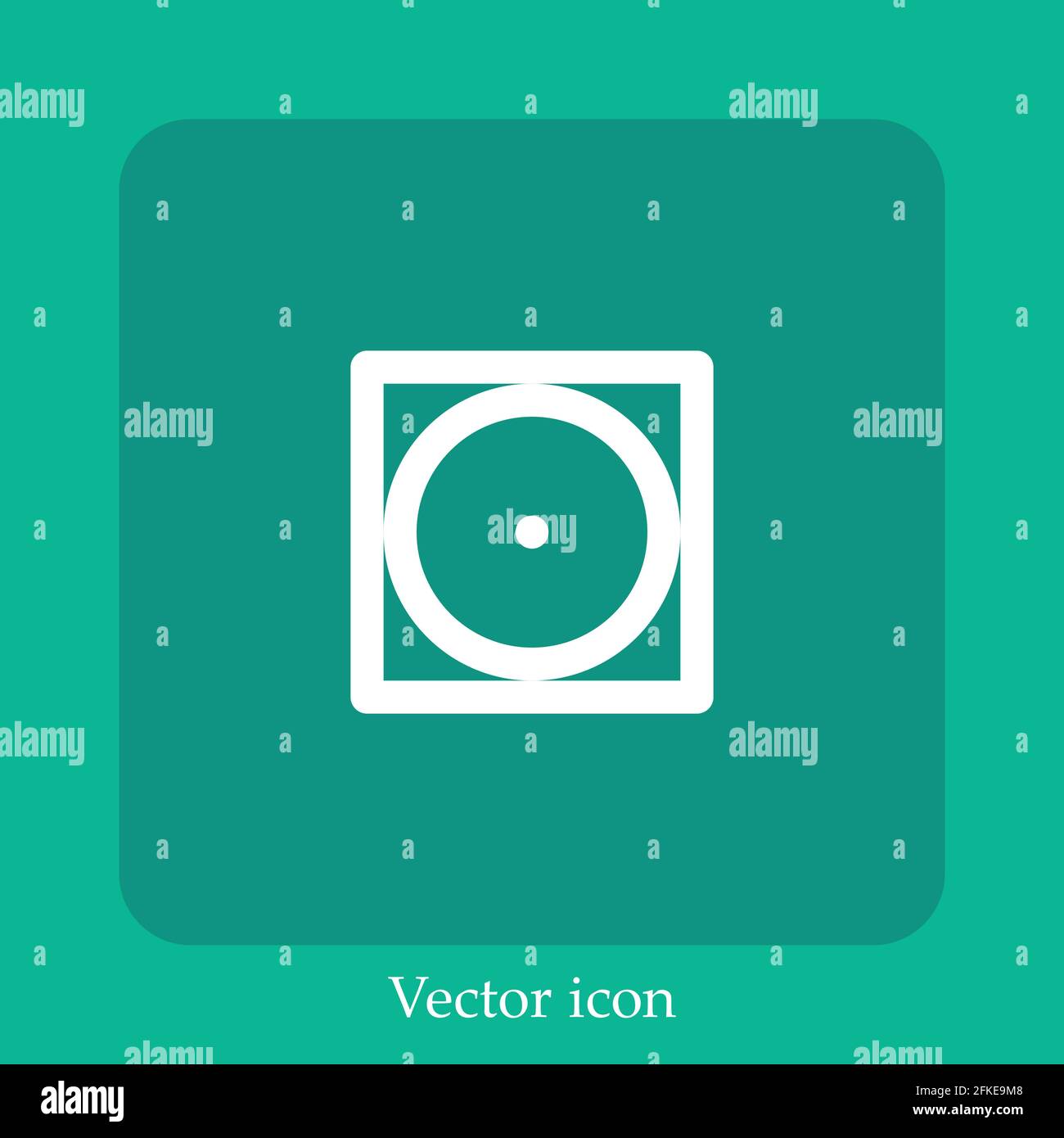 tumble dry vector icon linear icon.Line with Editable stroke Stock ...