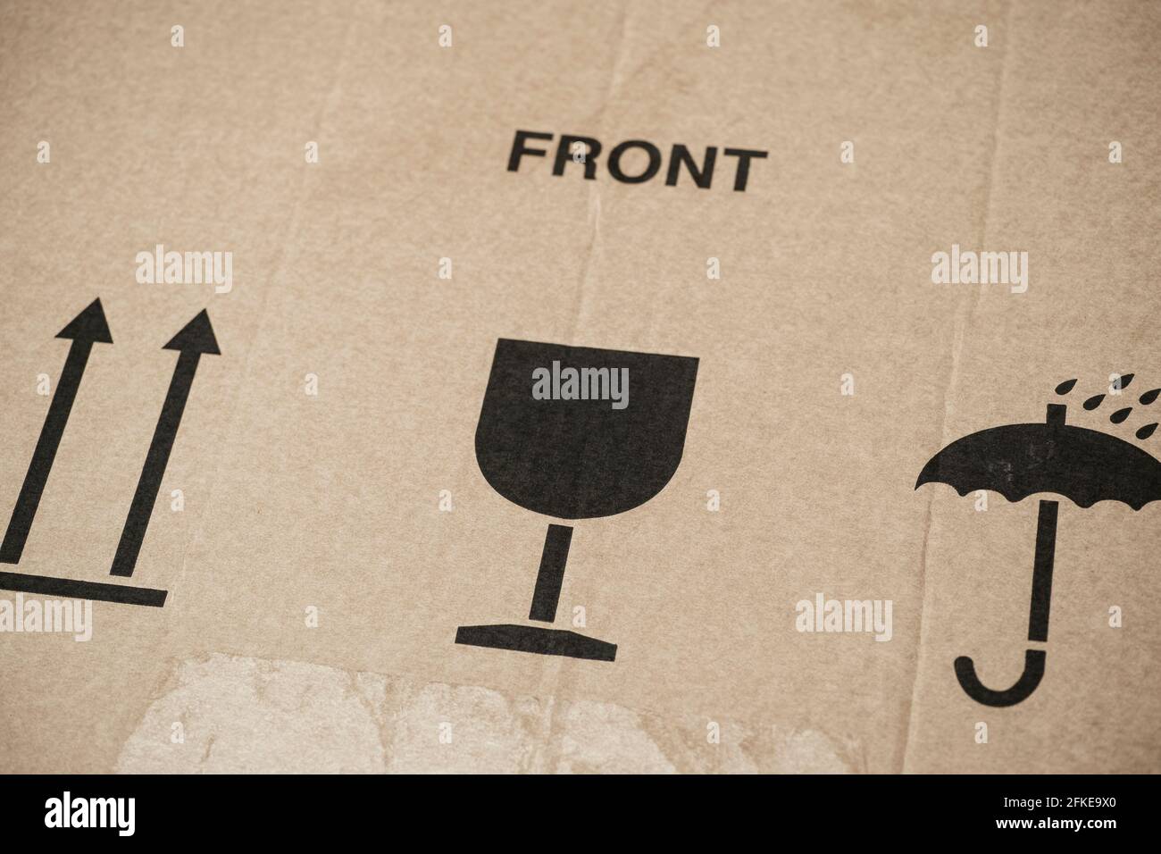 This way up label hi-res stock photography and images - Alamy