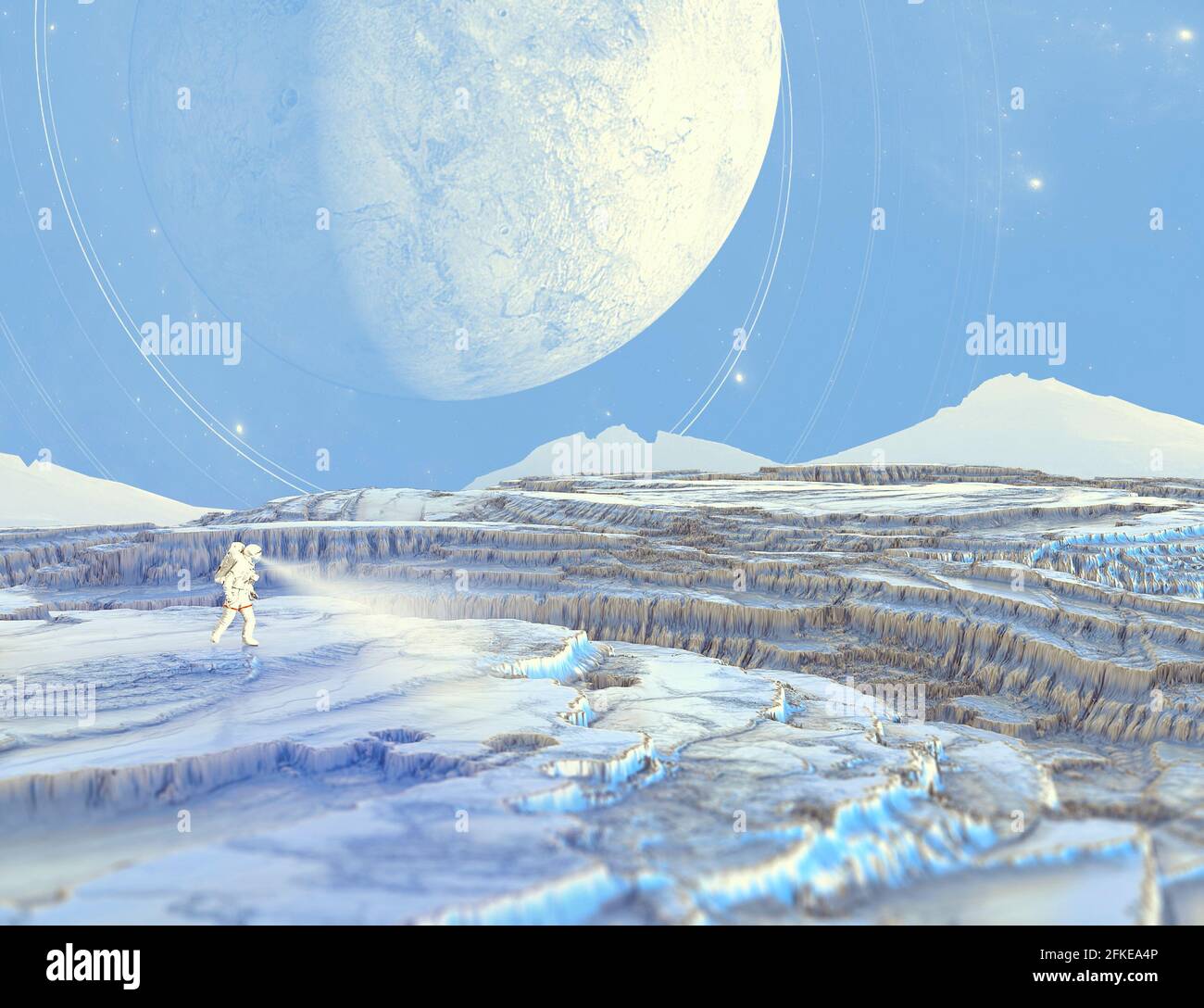 Sci Fi Cities On Ice Planets