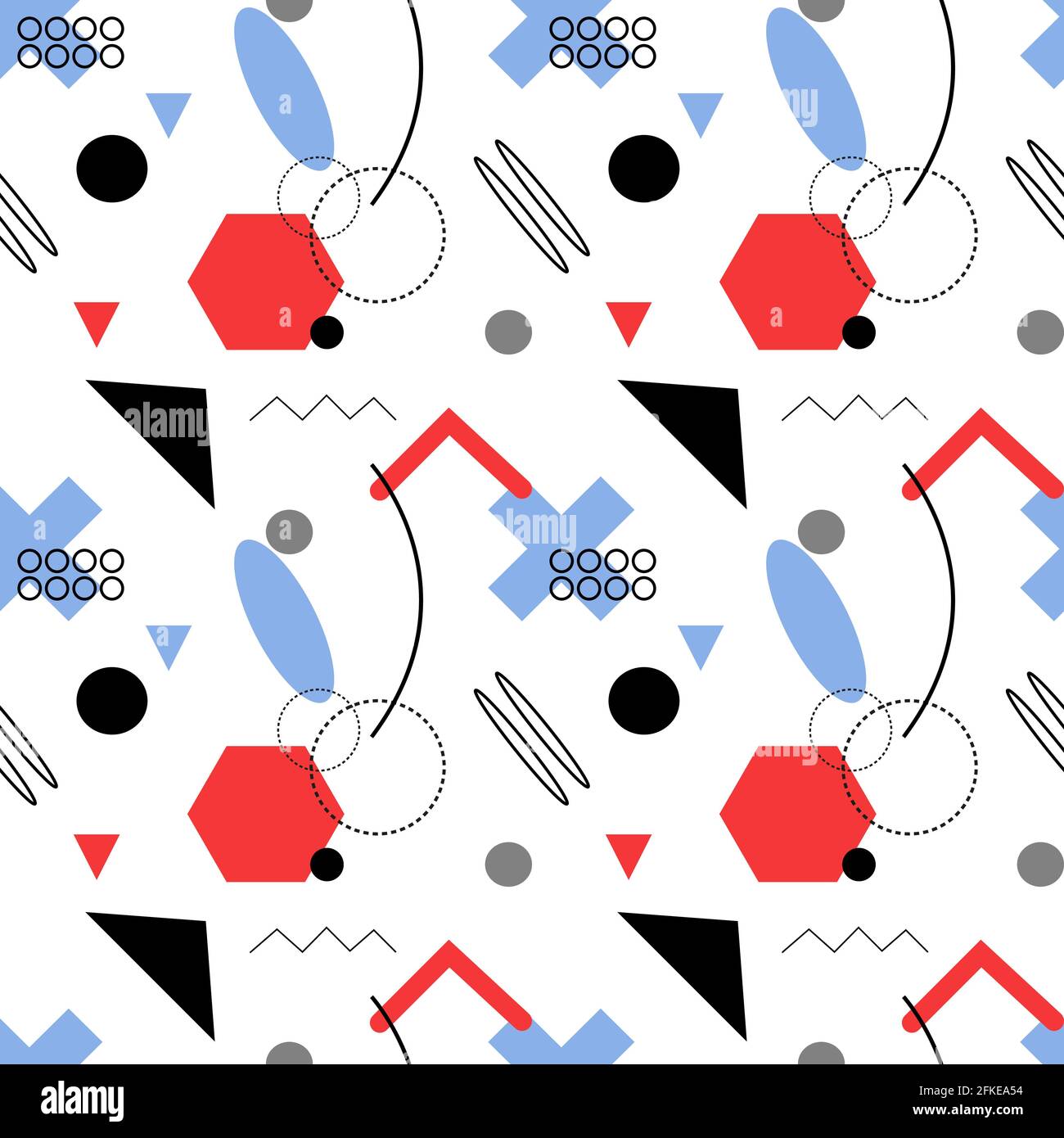 Geometric shapes elements red Stock Vector Images - Alamy