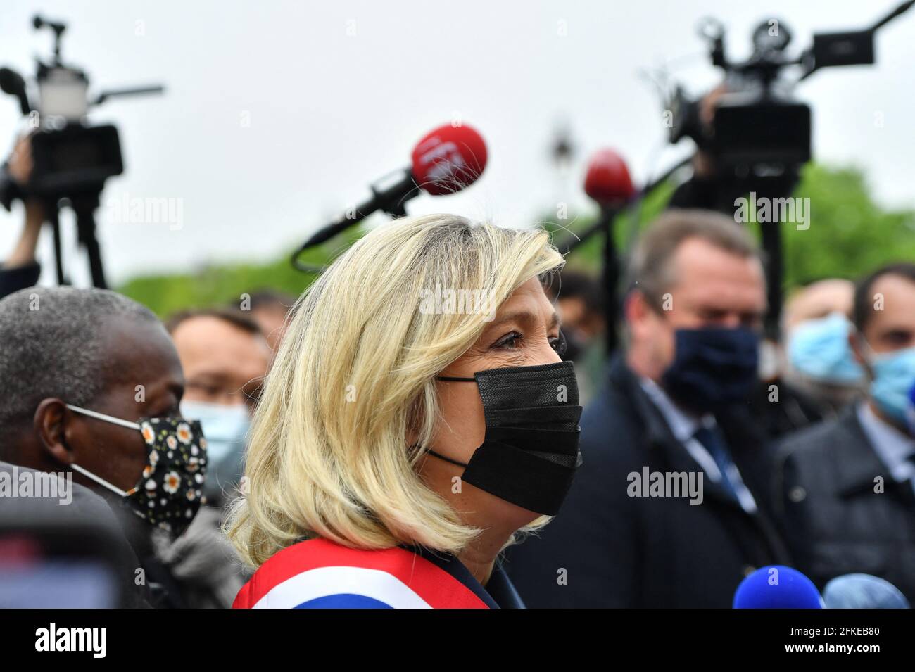 Paris, France. 1st May 2021. French far-right Rassemblement National ...