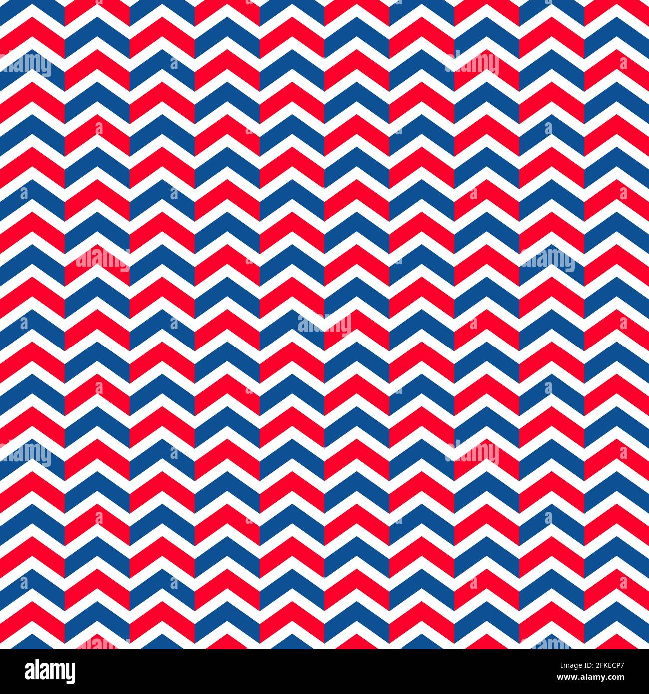 Red White And Blue Chevron Background