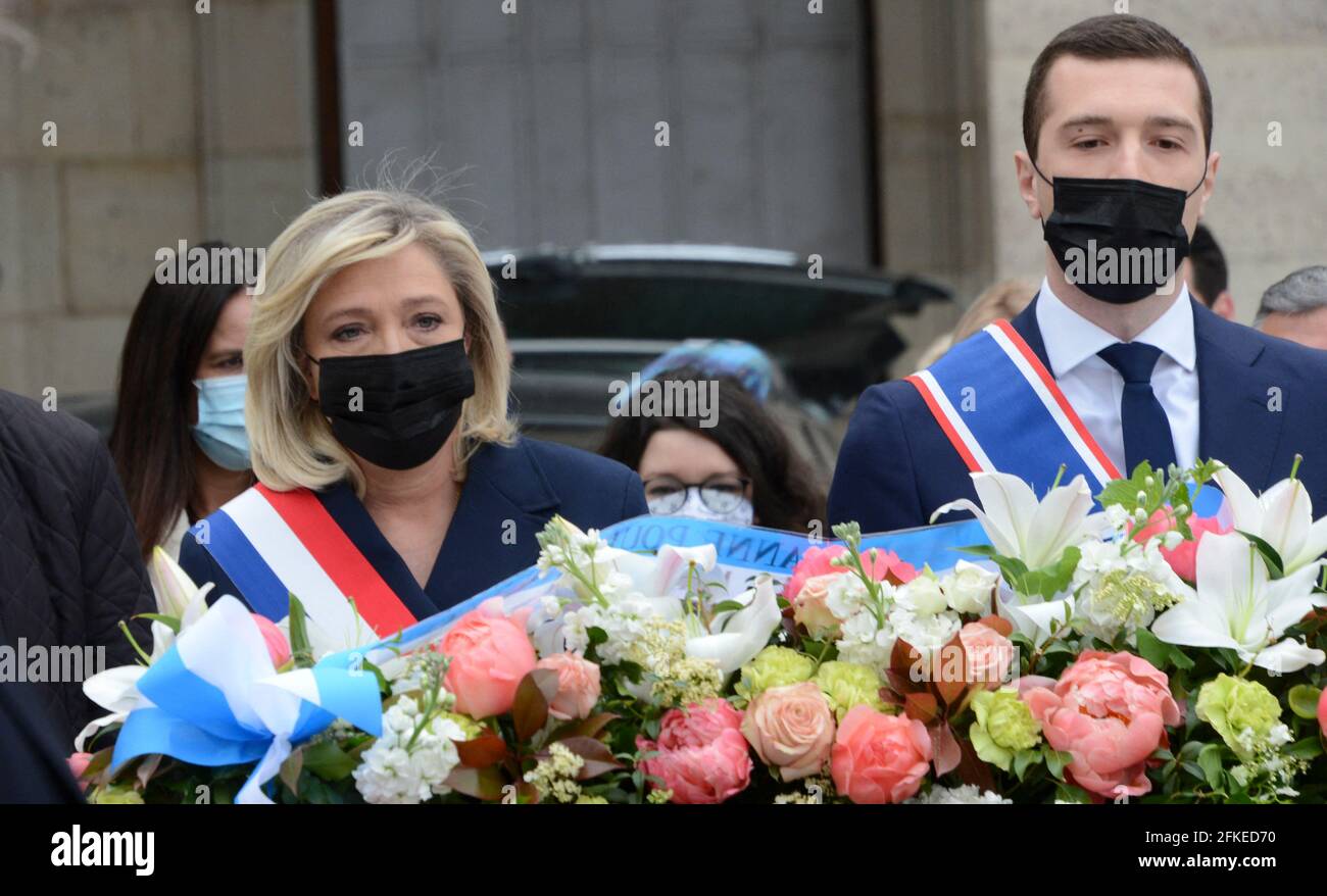Paris, France. 1st May 2021. French far-right Rassemblement National ...