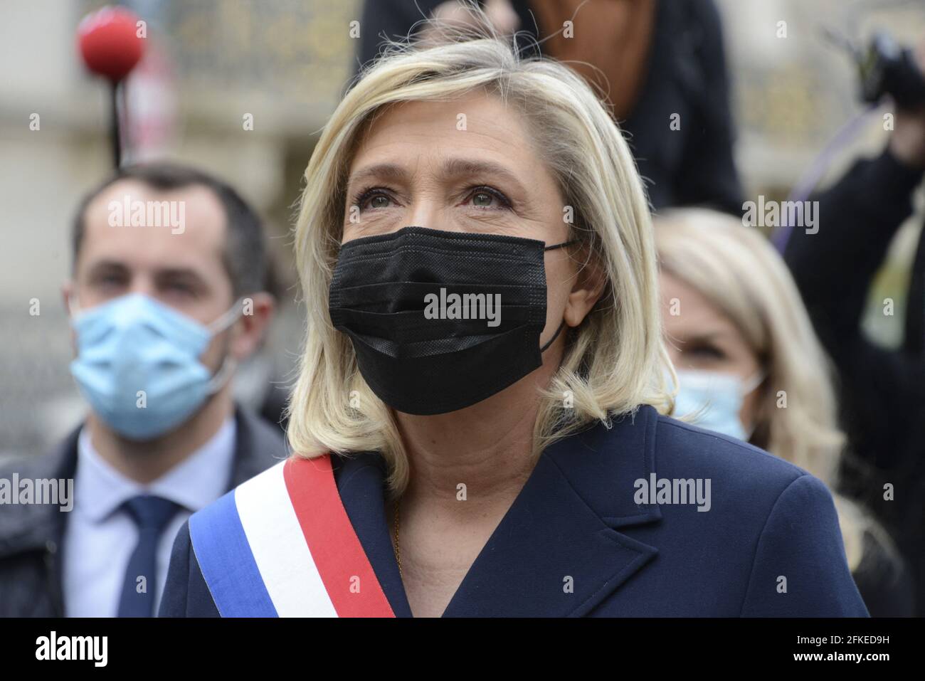 Paris, France. 1st May 2021. French far-right Rassemblement National ...