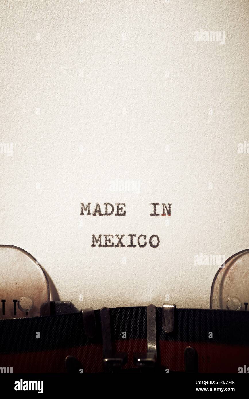 Written word mexico hi-res stock photography and images - Alamy