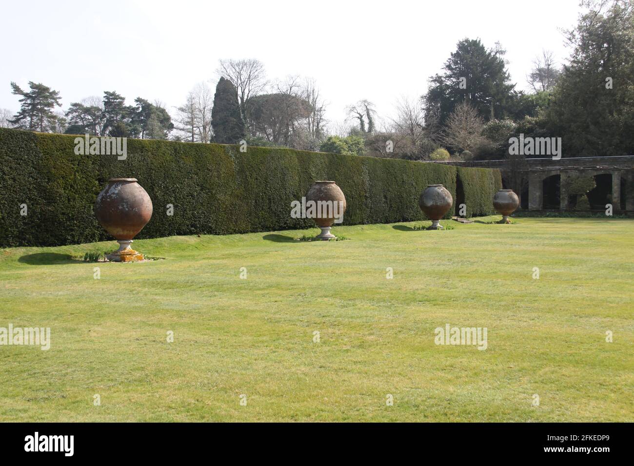 Outdoor Castle Gardens Stock Photo - Alamy