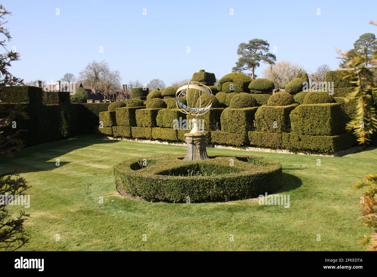 Outdoor Castle Gardens Stock Photo - Alamy