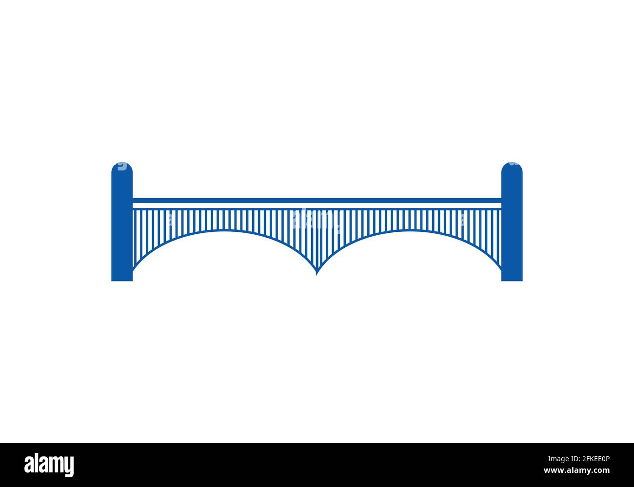 Bridge Logo icon vector illustration design Template Stock Vector Image ...