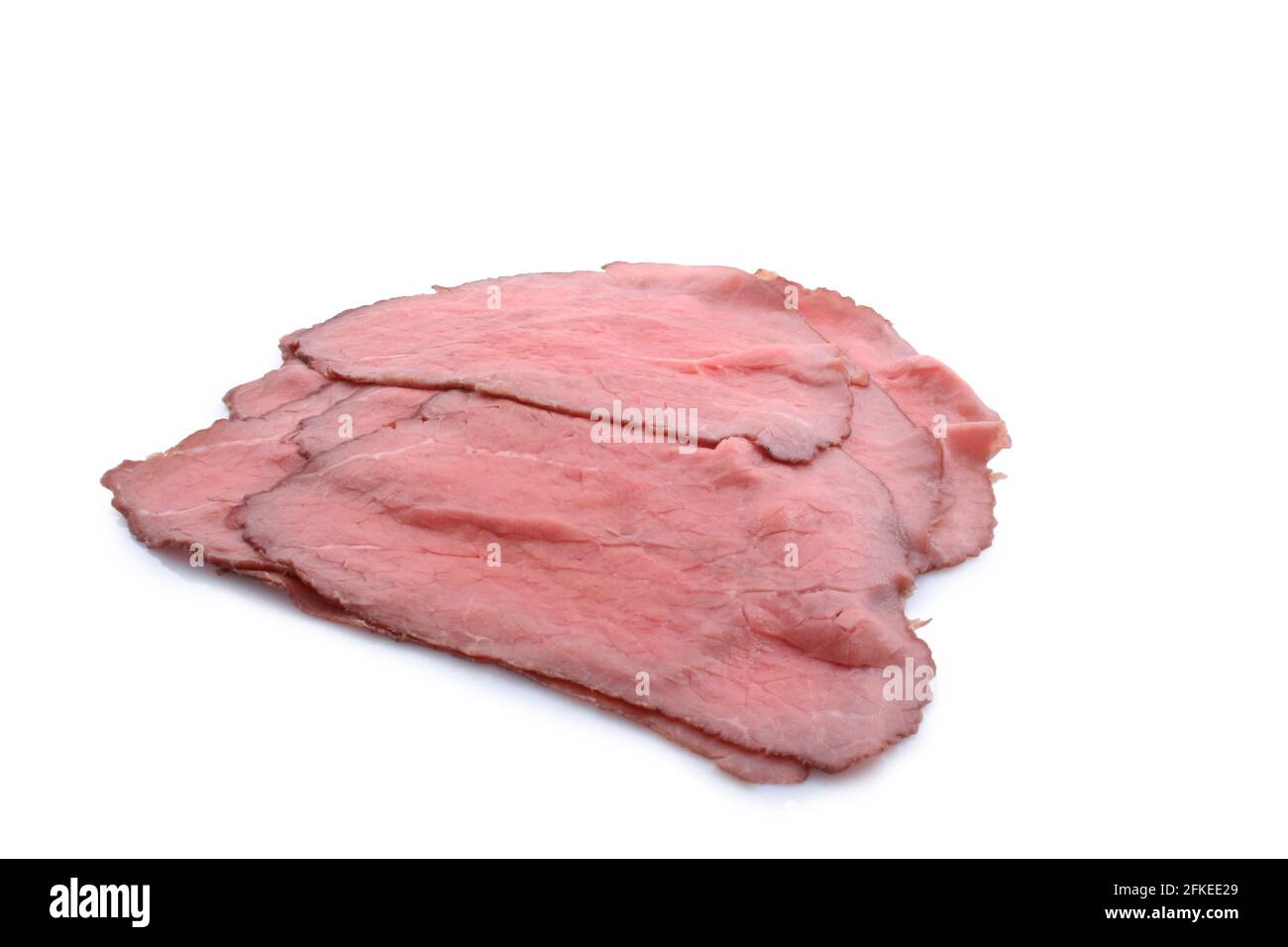 rosbief isolated on a white background Stock Photo - Alamy