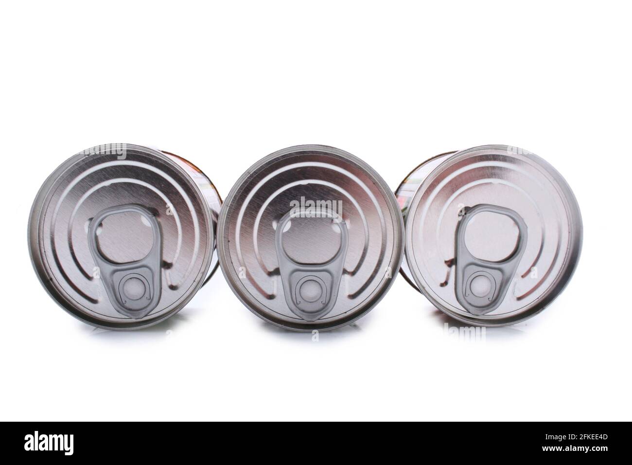 metal can isolated on a white background Stock Photo - Alamy