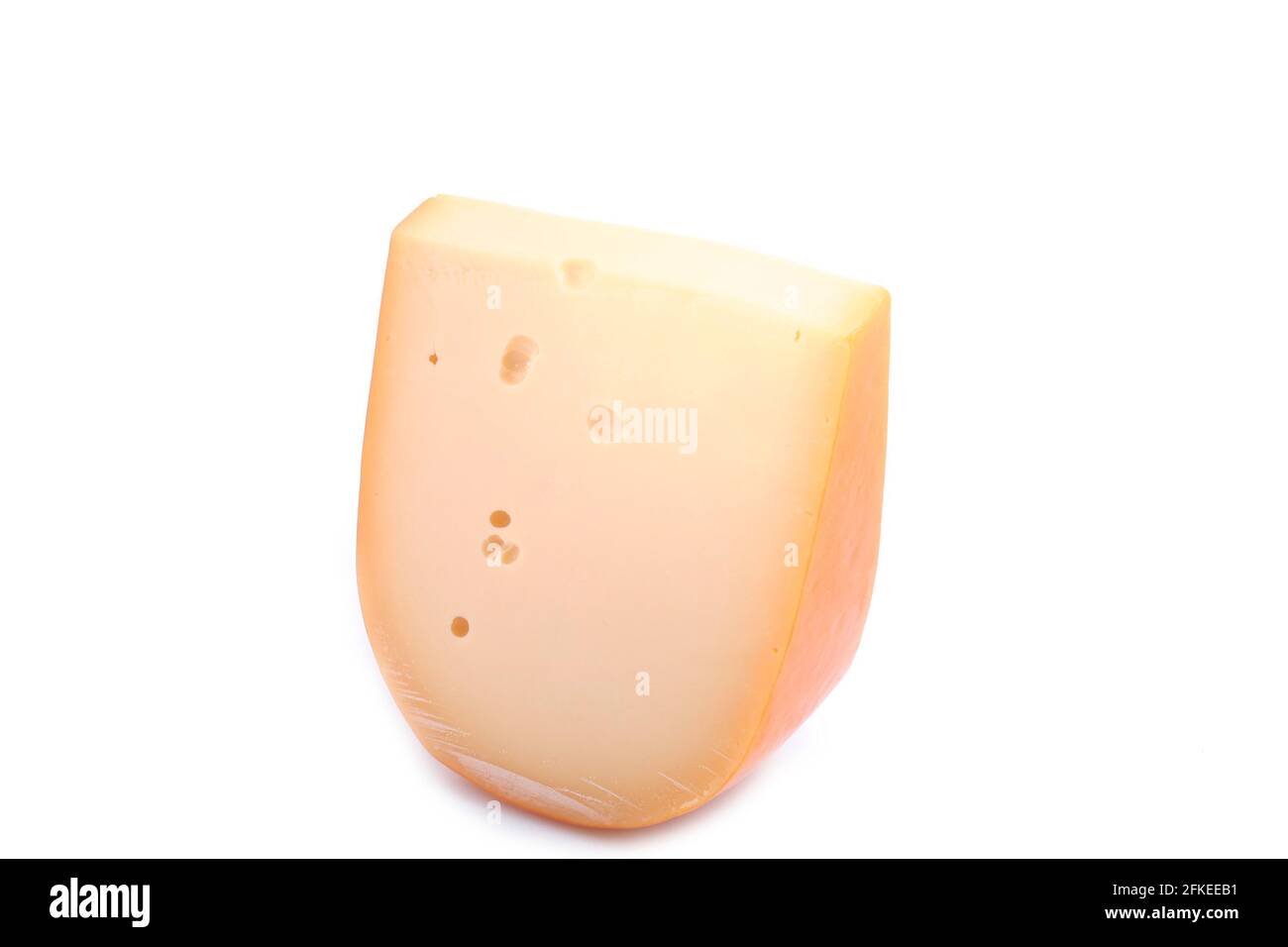 block cheese isolated on a white background Stock Photo - Alamy