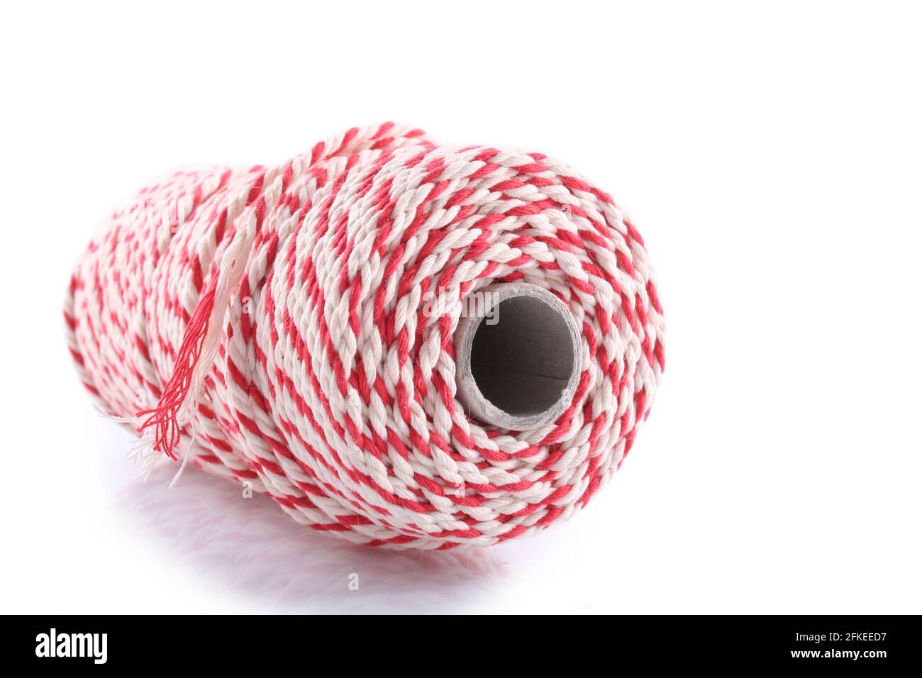 butcher rope isolated on a white background Stock Photo - Alamy