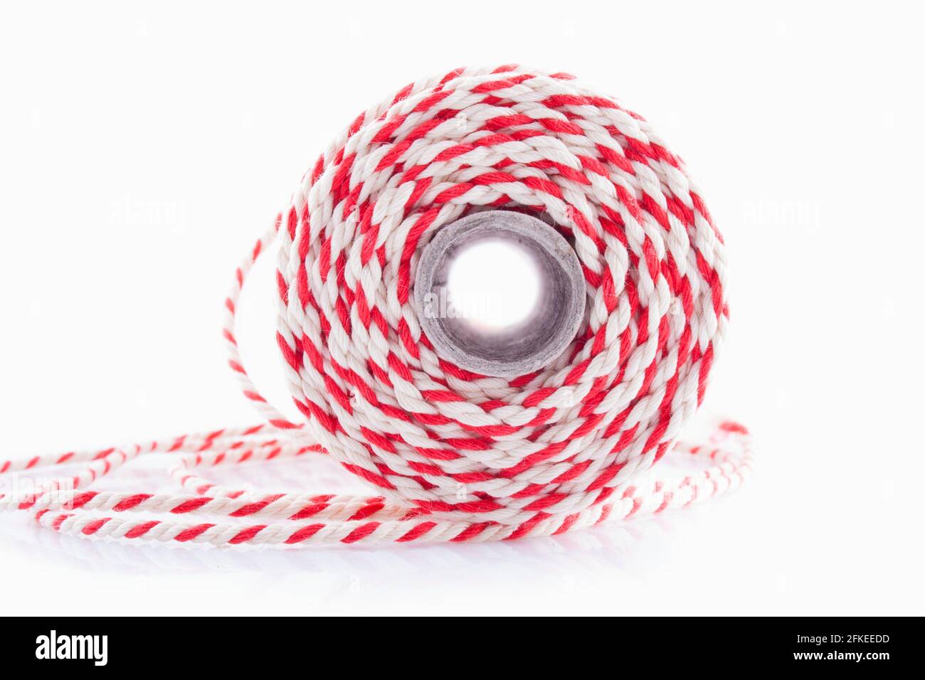 butcher rope isolated on a white background Stock Photo - Alamy