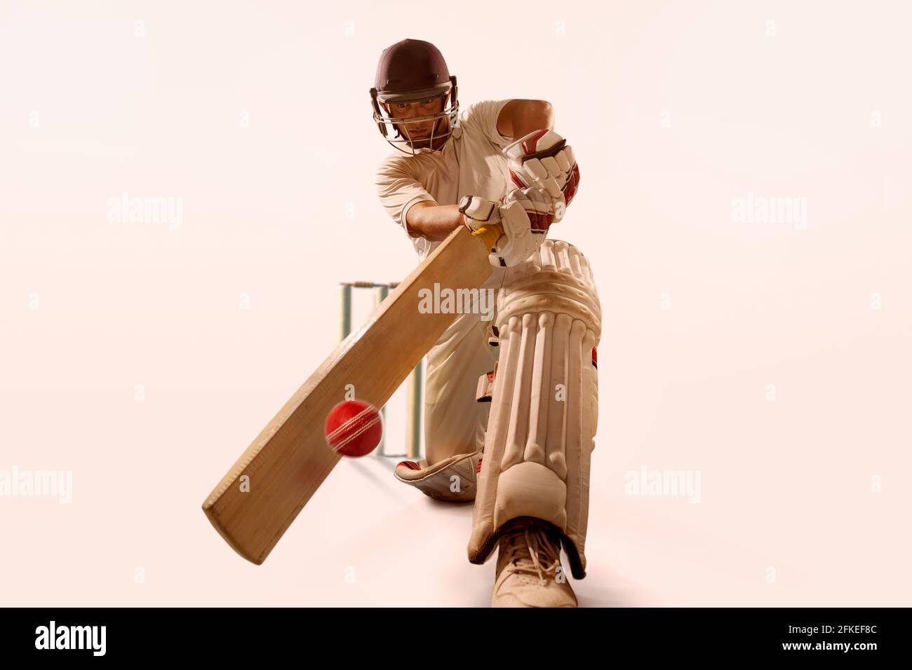 Cricketer wearing helmet hi-res stock photography and images - Alamy