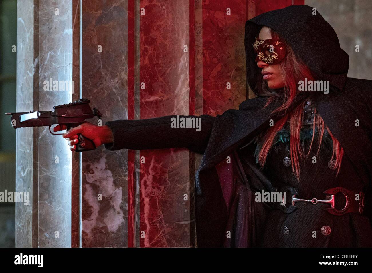 LARA ROSSI in THE WATCH (2020), directed by CRAIG VIVEIROS. Credit: BBC ...