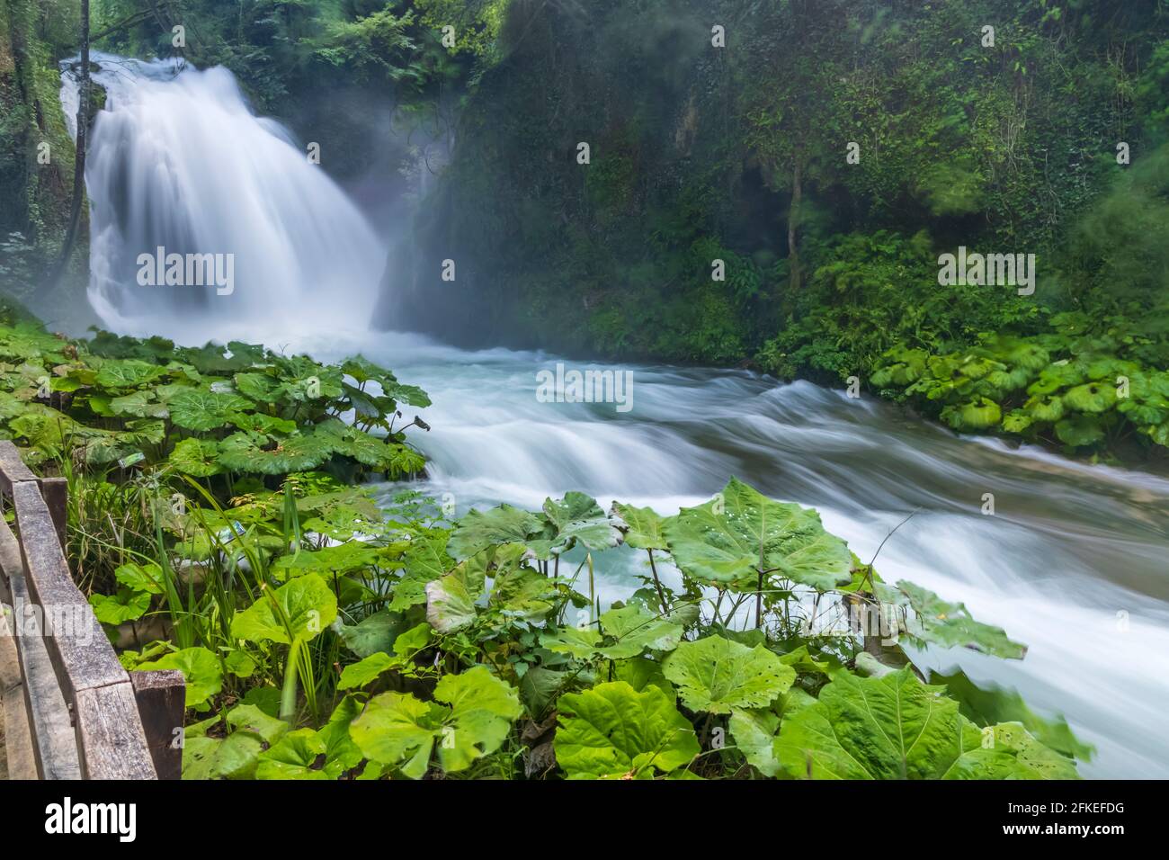 Marmore falls, Cascata delle Marmore, in Umbria region, Italy Stock ...