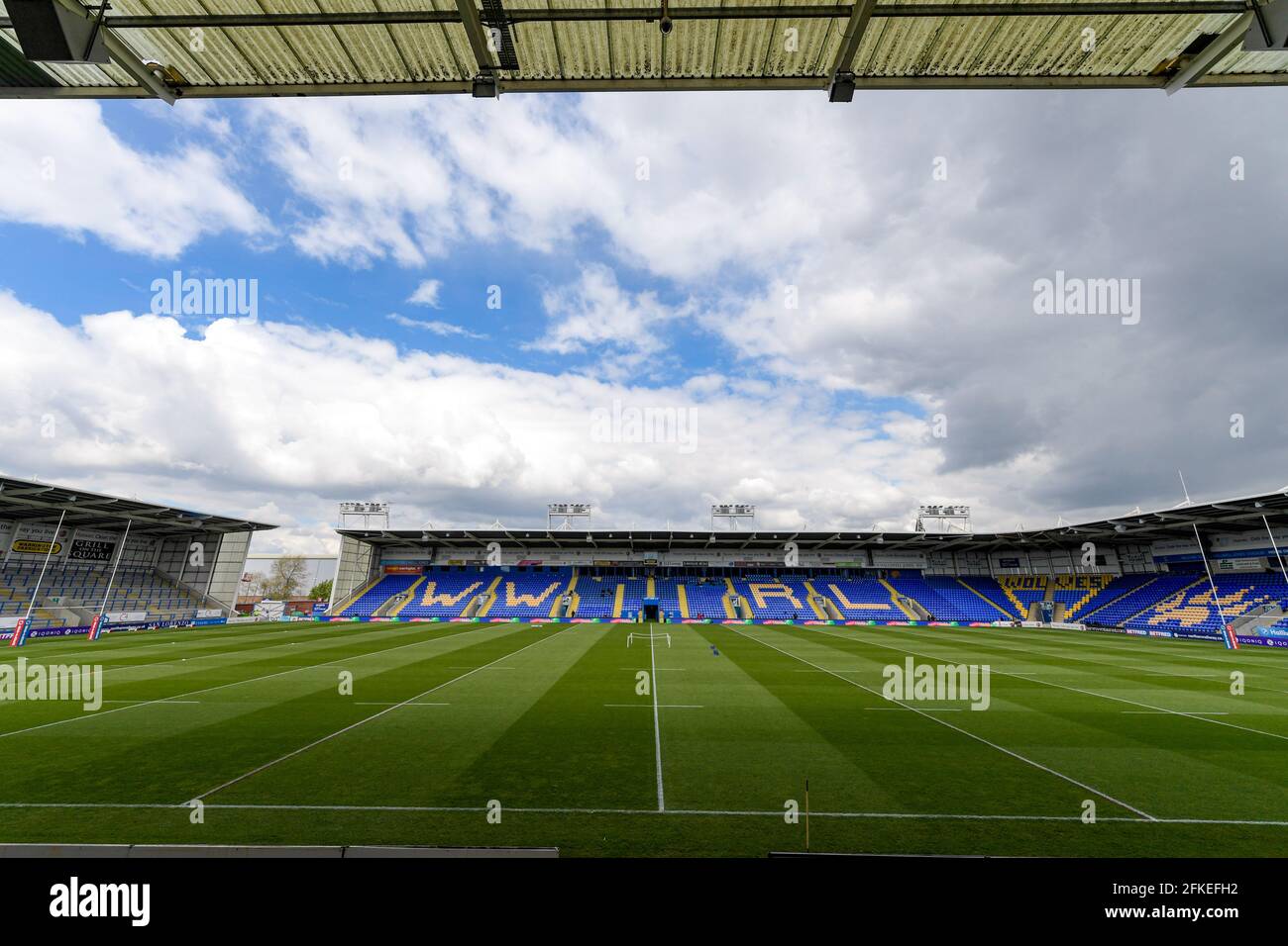 Halliwell jones stadium gv hi-res stock photography and images - Alamy