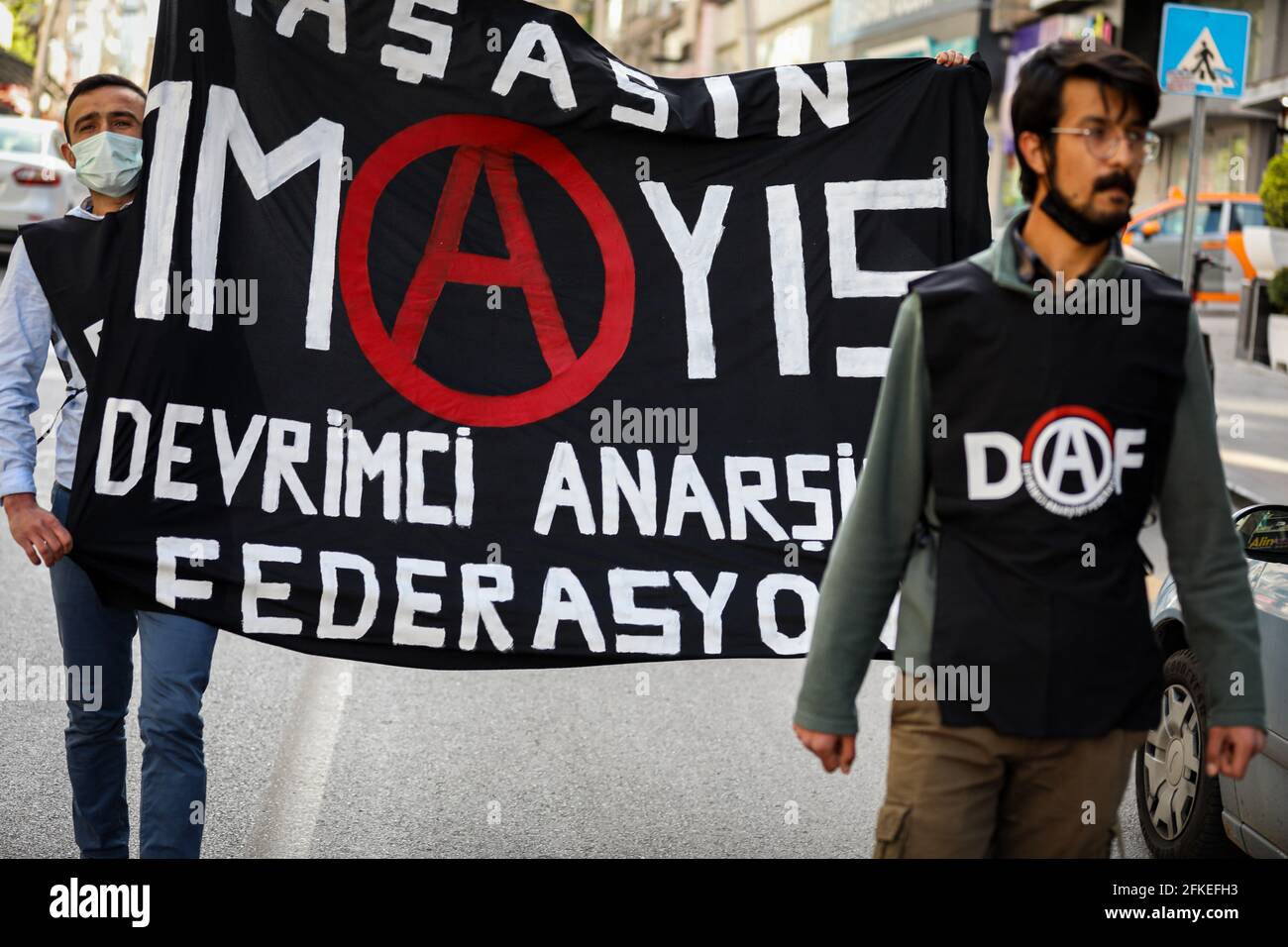 Anarchist demonstrators hi-res stock photography and images - Alamy