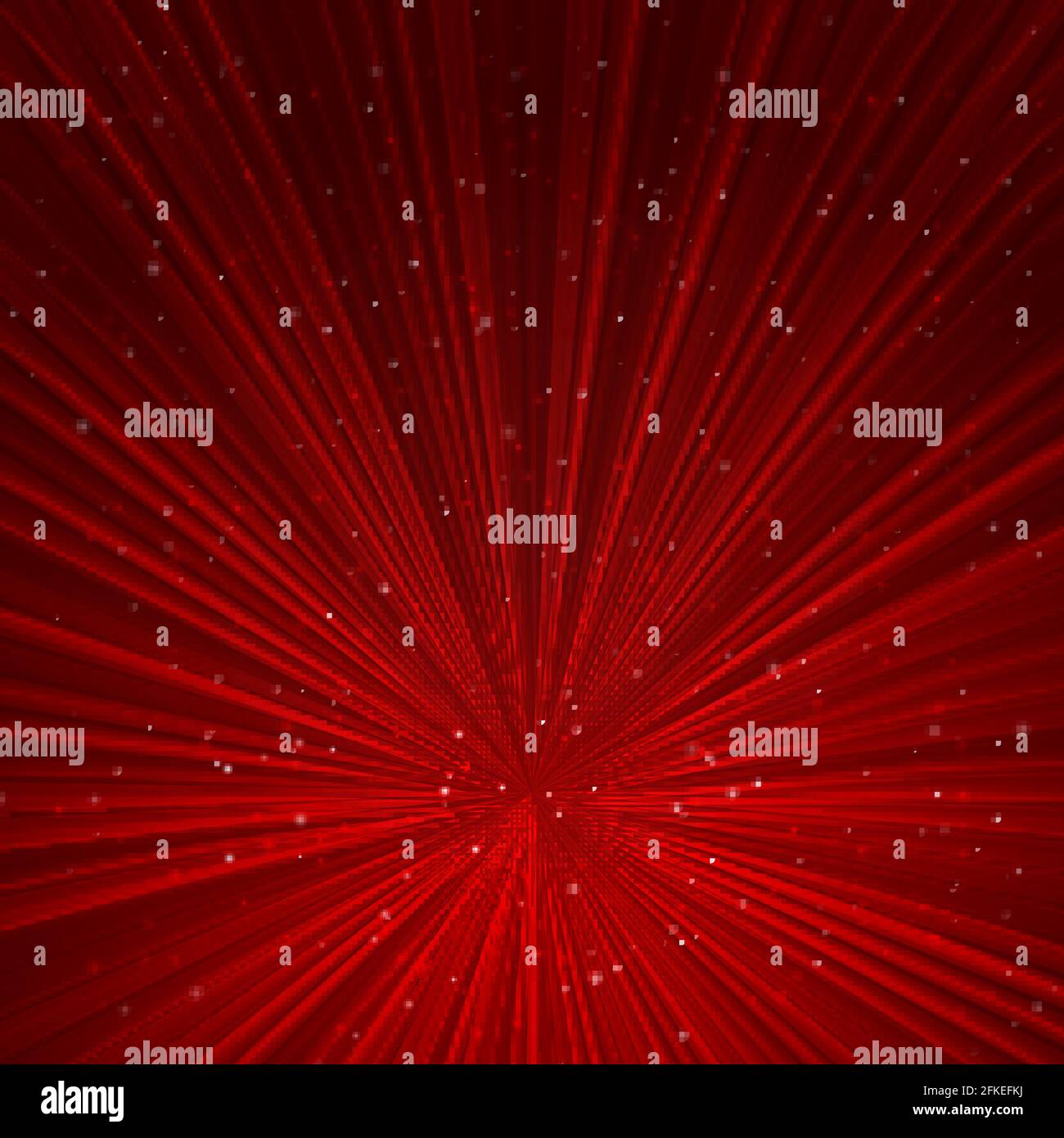 Red perspective lines abstract background. Futuristic vector ...