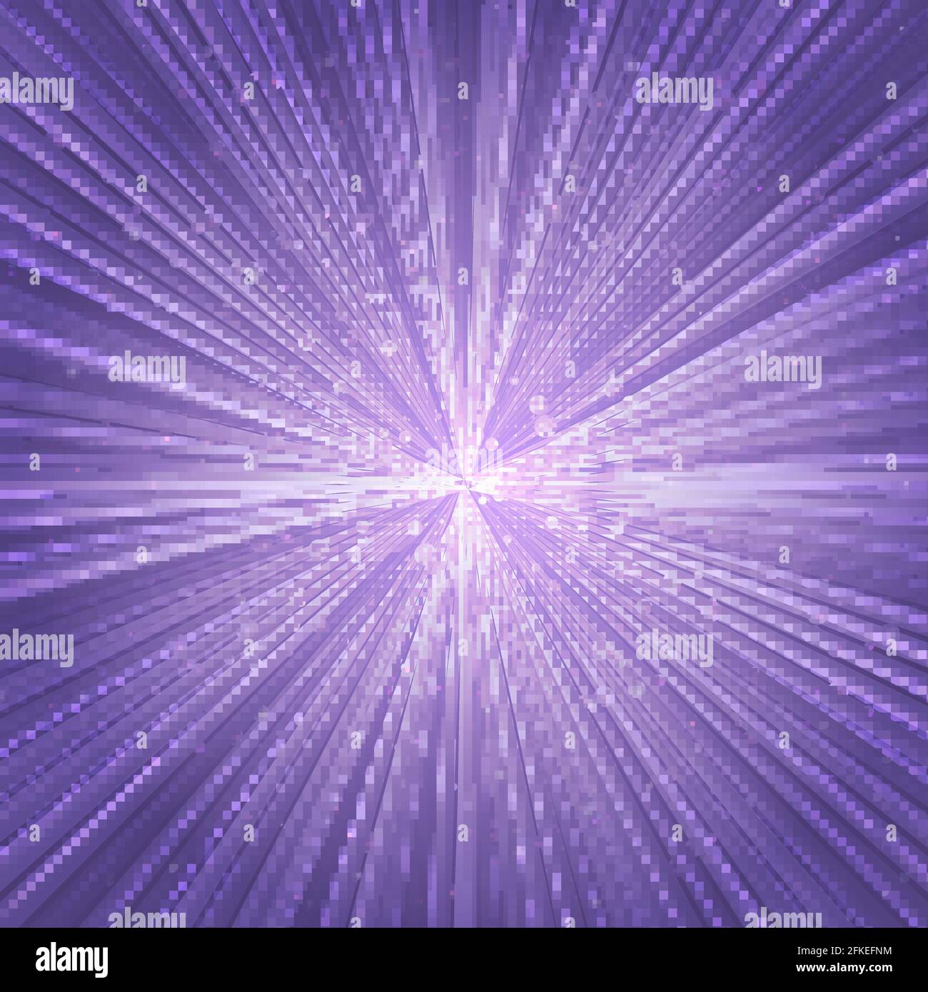 Glowing lines stretching to infinity. Ultra violet space vector ...