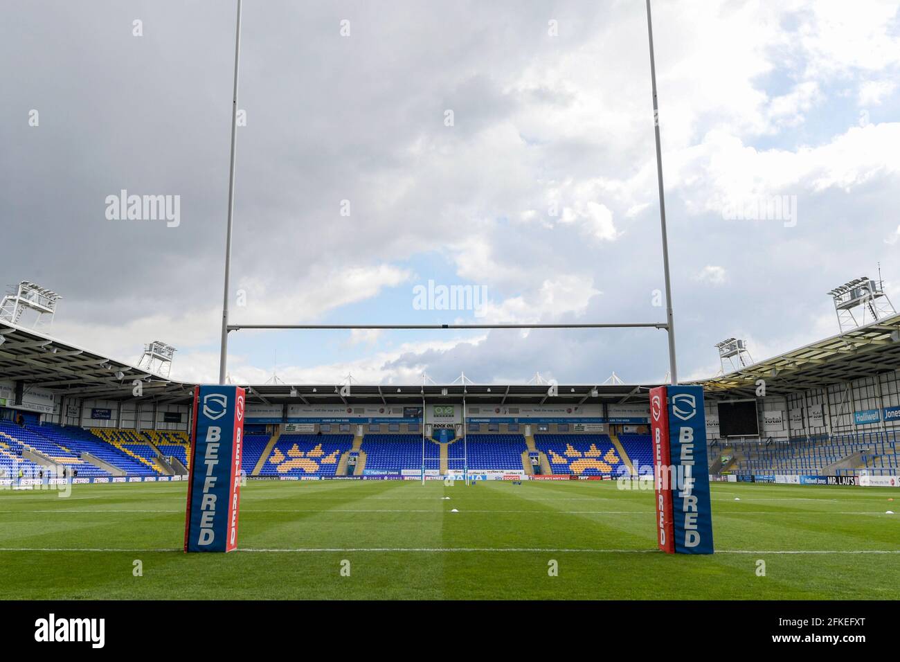 Halliwell jones stadium gv hi-res stock photography and images - Alamy