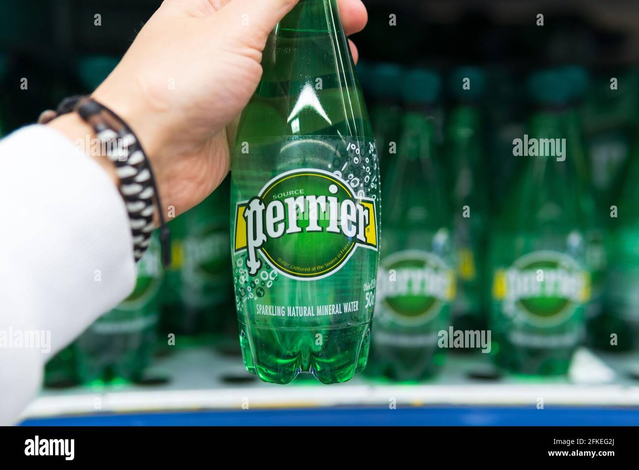 Perrier bottles hi-res stock photography and images - Alamy