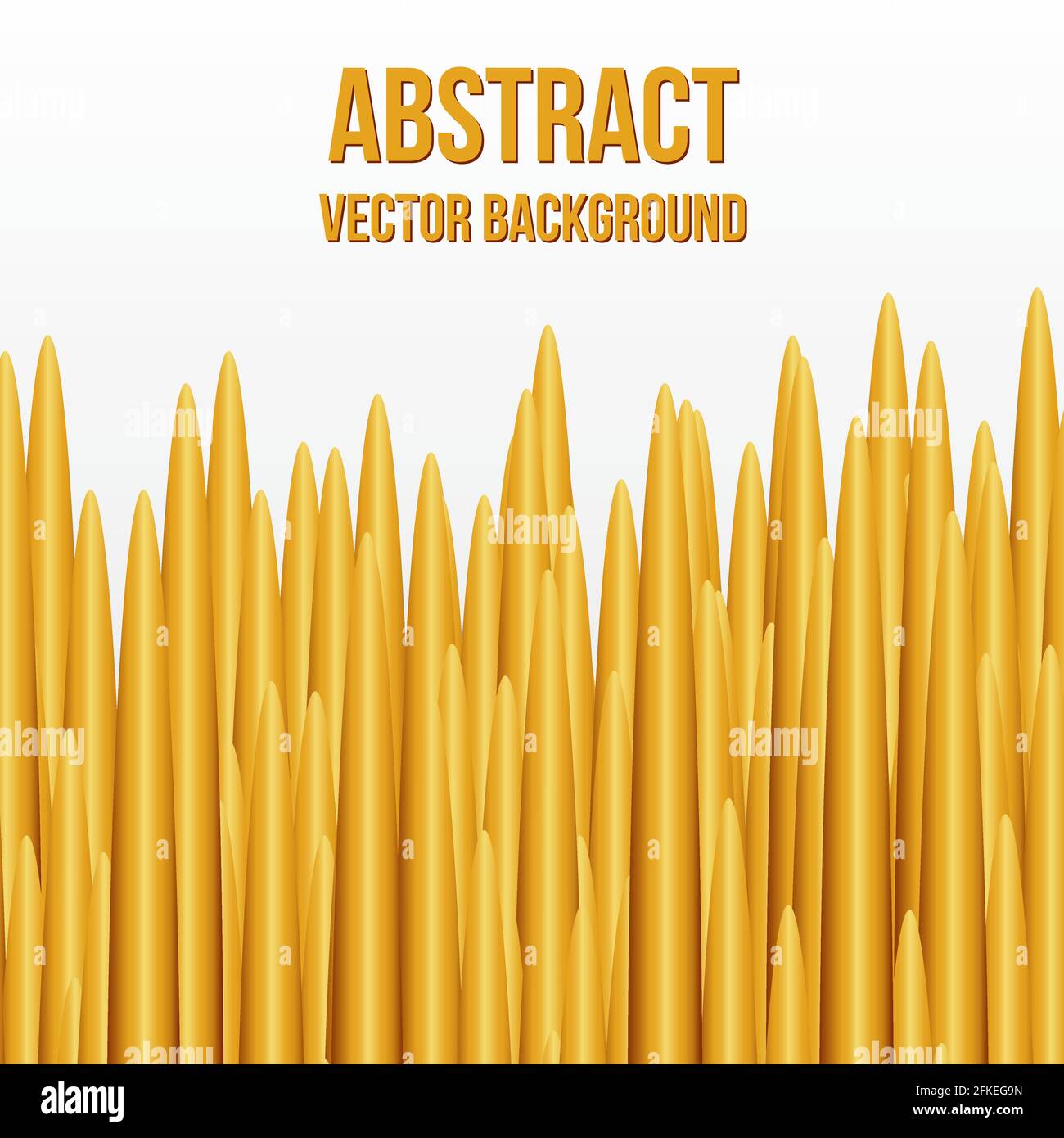 Orange bars on a white. Abstract vector background. Easy to edit design ...