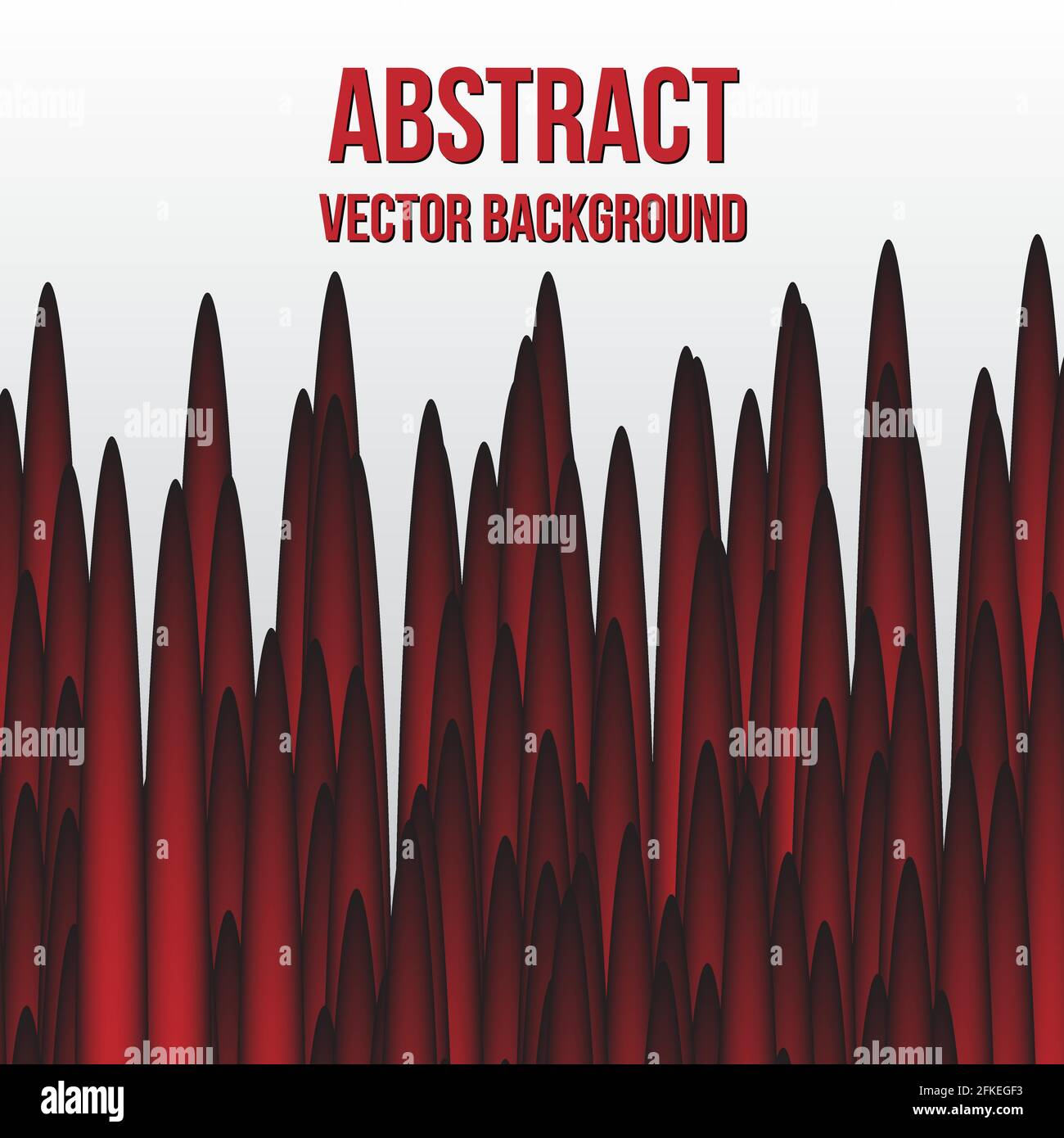 Red bars on a white. Abstract vector background. Easy to edit design ...