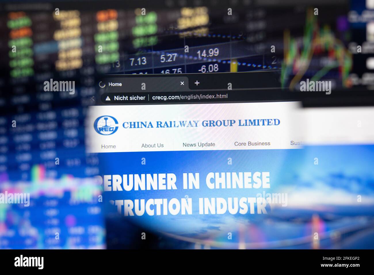 China railway group logo hi-res stock photography and images - Alamy