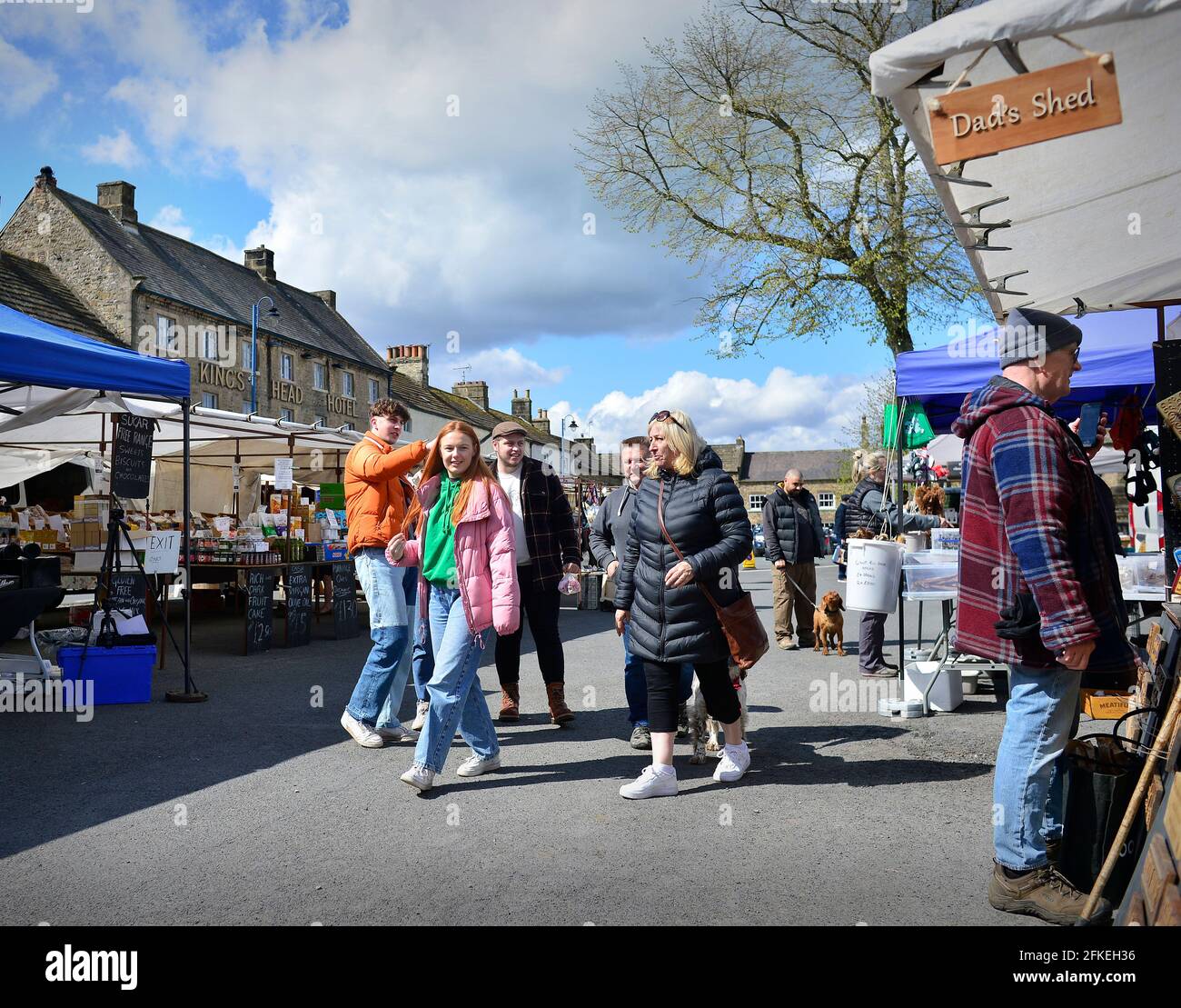 Masham Market North Yorkshire England UK Stock Photo - Alamy