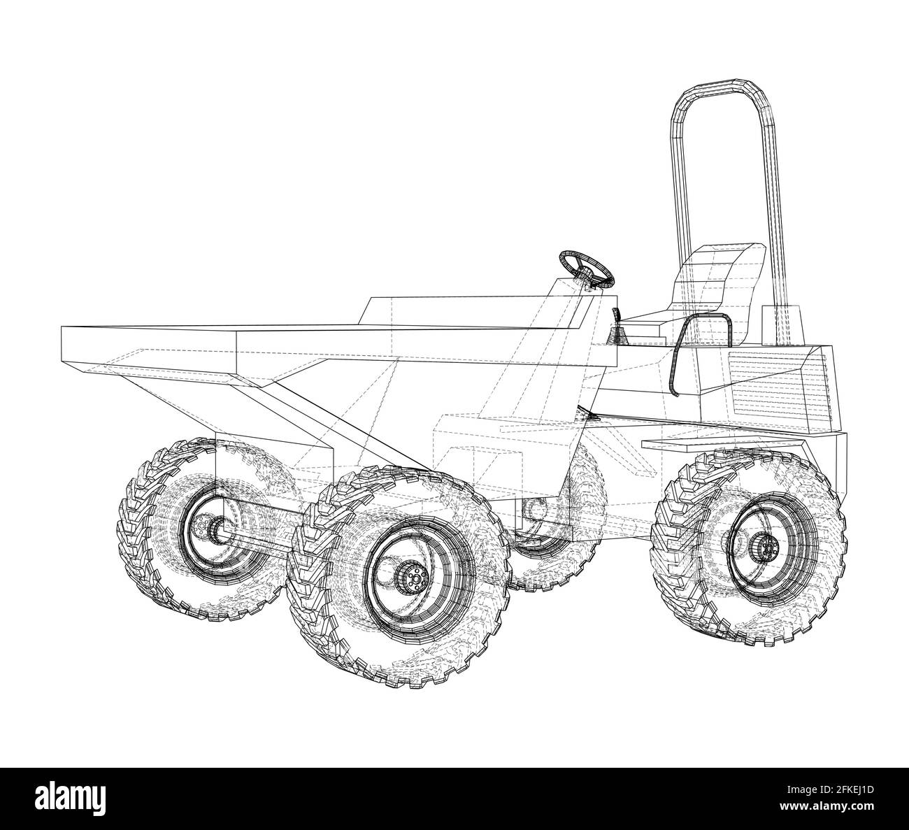 Dumper Truck. Vector Stock Vector Image & Art - Alamy