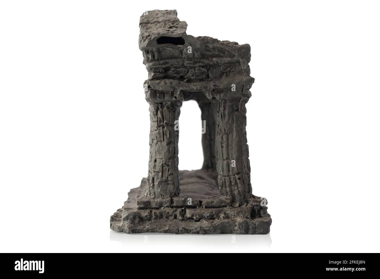 Decorative decoration in the form of ancient and old columns in the ...