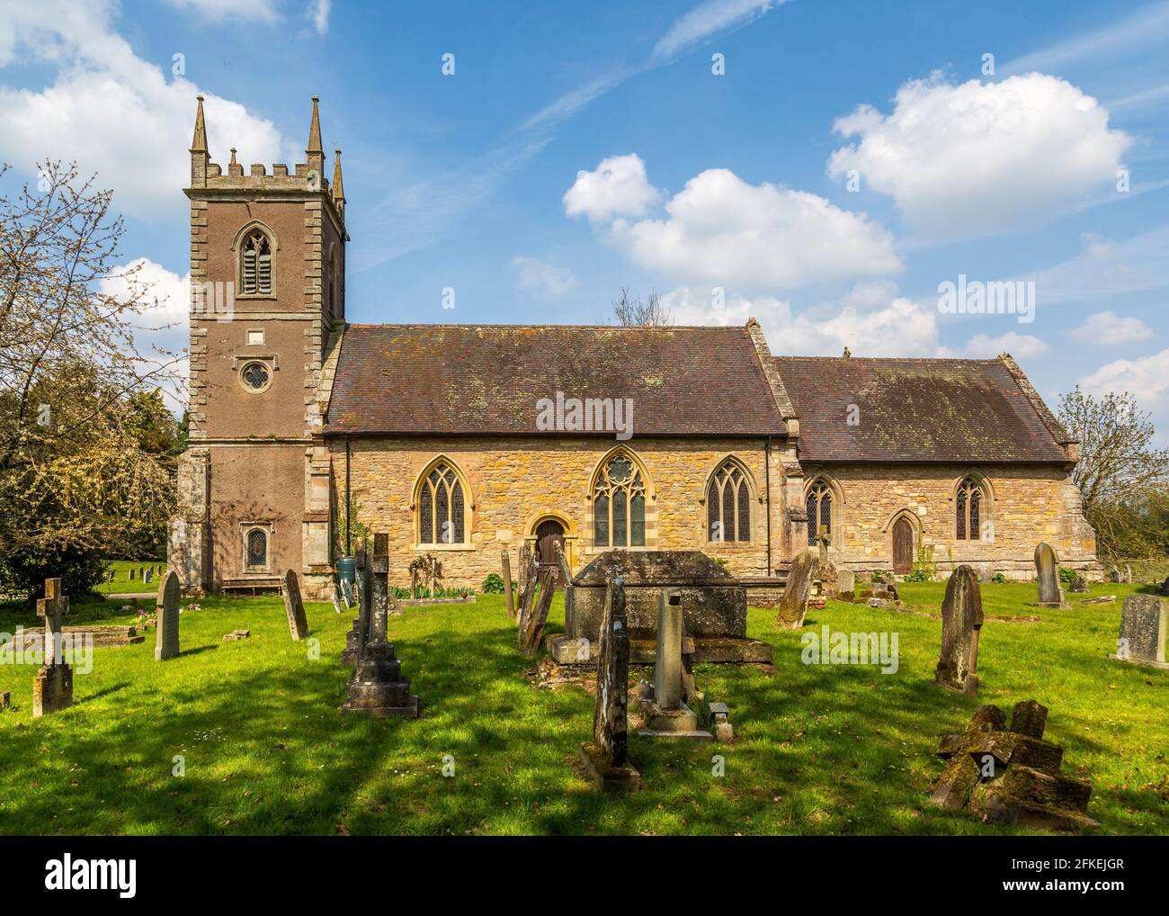 Holy Trinity Church in Arrow, Warwickshire, England Stock Photo - Alamy