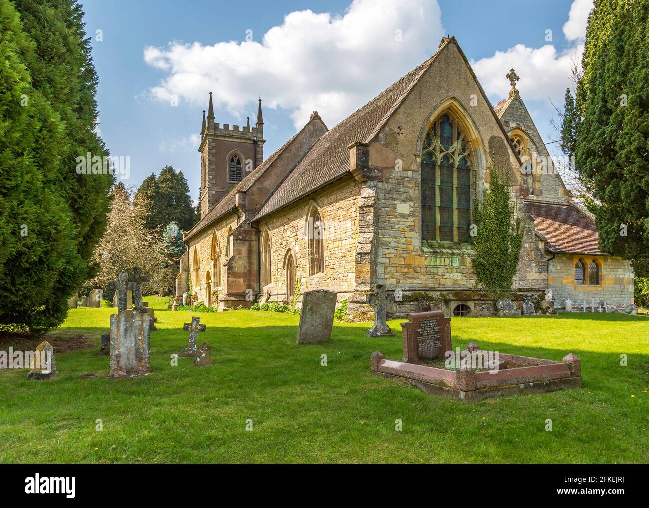 Holy Trinity Church in Arrow, Warwickshire, England Stock Photo - Alamy
