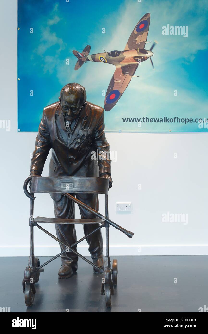 Bronze statue of the late Sir Captain Thomas Moore created by sculptor ...