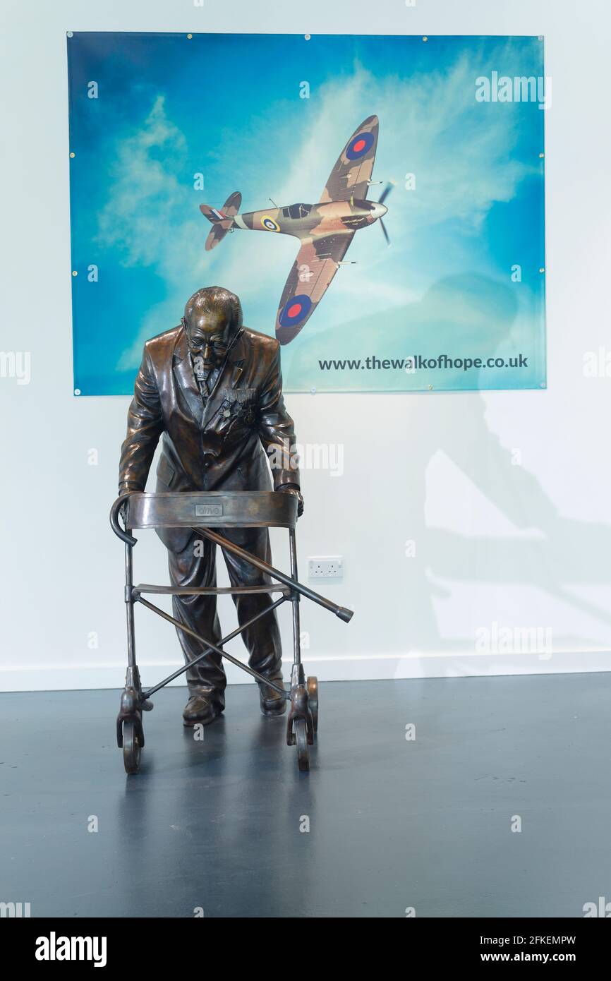 Bronze statue of the late Sir Captain Thomas Moore created by sculptor ...