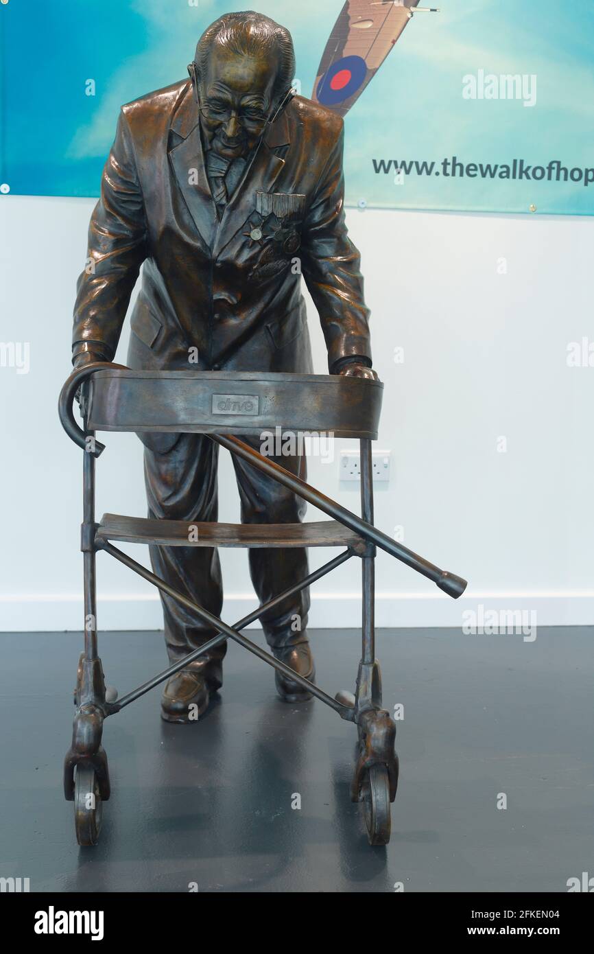 Bronze statue of the late Sir Captain Thomas Moore created by sculptor ...