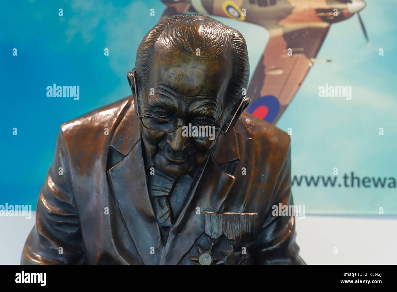 Bronze statue of the late Sir Captain Thomas Moore created by sculptor ...