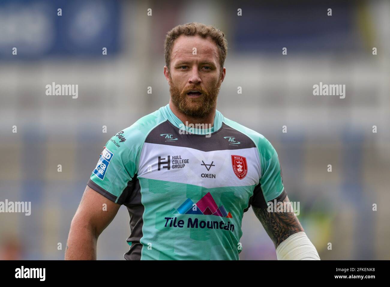 Korbin Sims (10) of Hull KR in action during the game Stock Photo - Alamy
