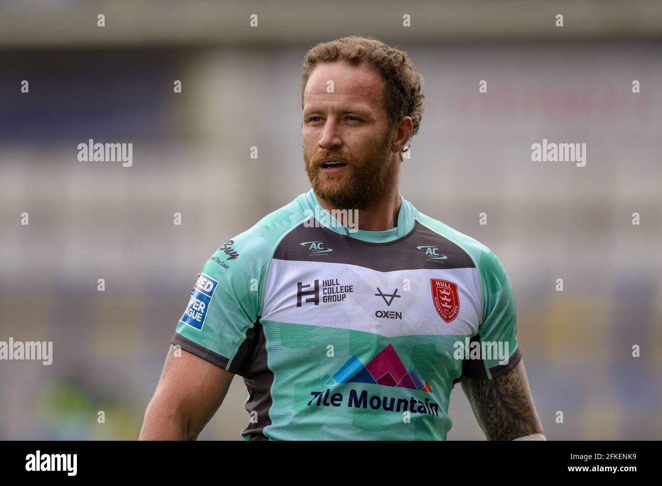 Korbin Sims (10) of Hull KR in action during the game Stock Photo - Alamy