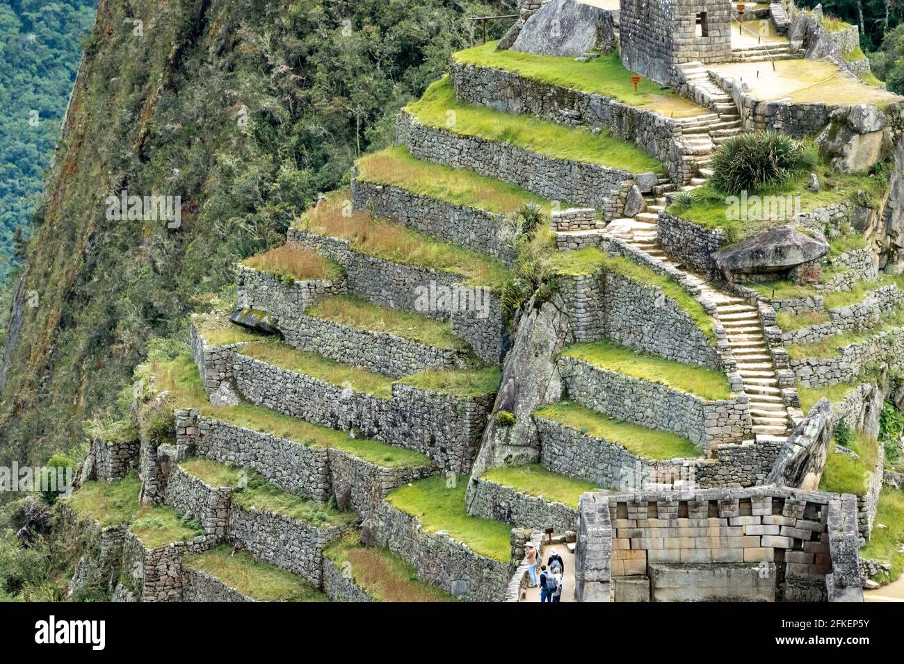 Machu Picchu in the Peruvian Andes is one of the New Seven Wonders of ...