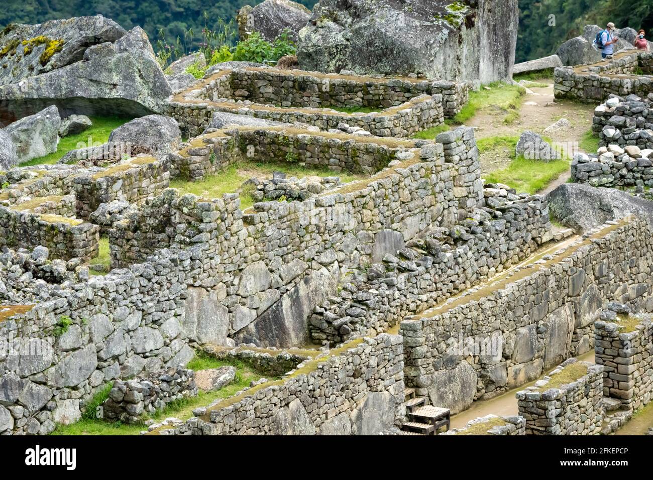 Machu Picchu in the Peruvian Andes is one of the New Seven Wonders of ...