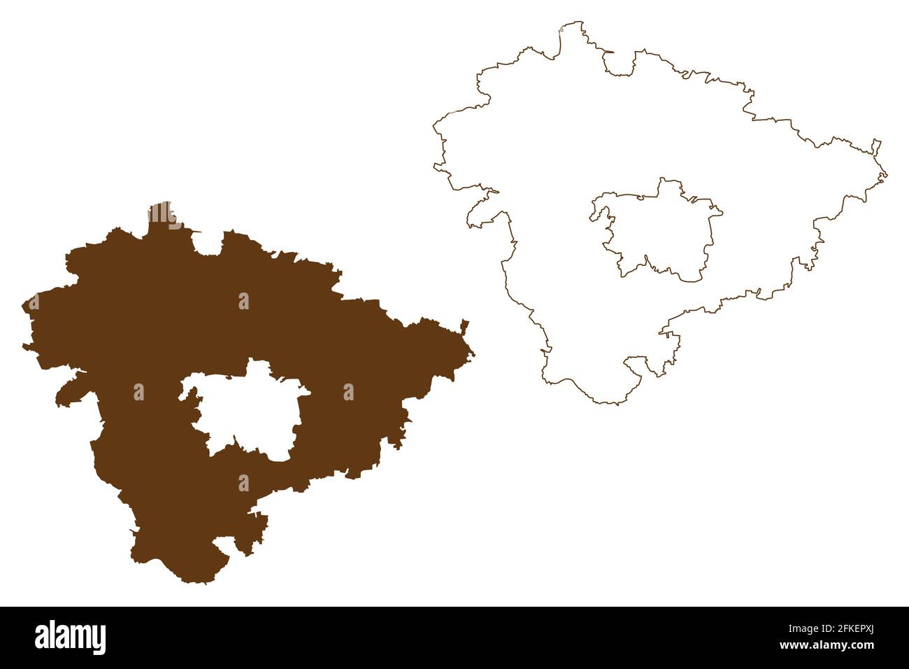 Hanover district (Federal Republic of Germany, rural district, State of ...